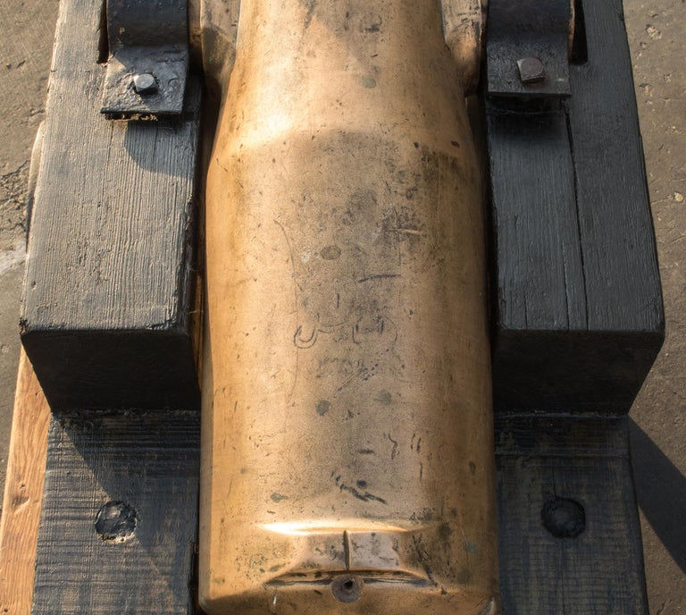 La Hitte - Pair of Historic Egyptian Islamic Bronze Cannons, La Hitte ...