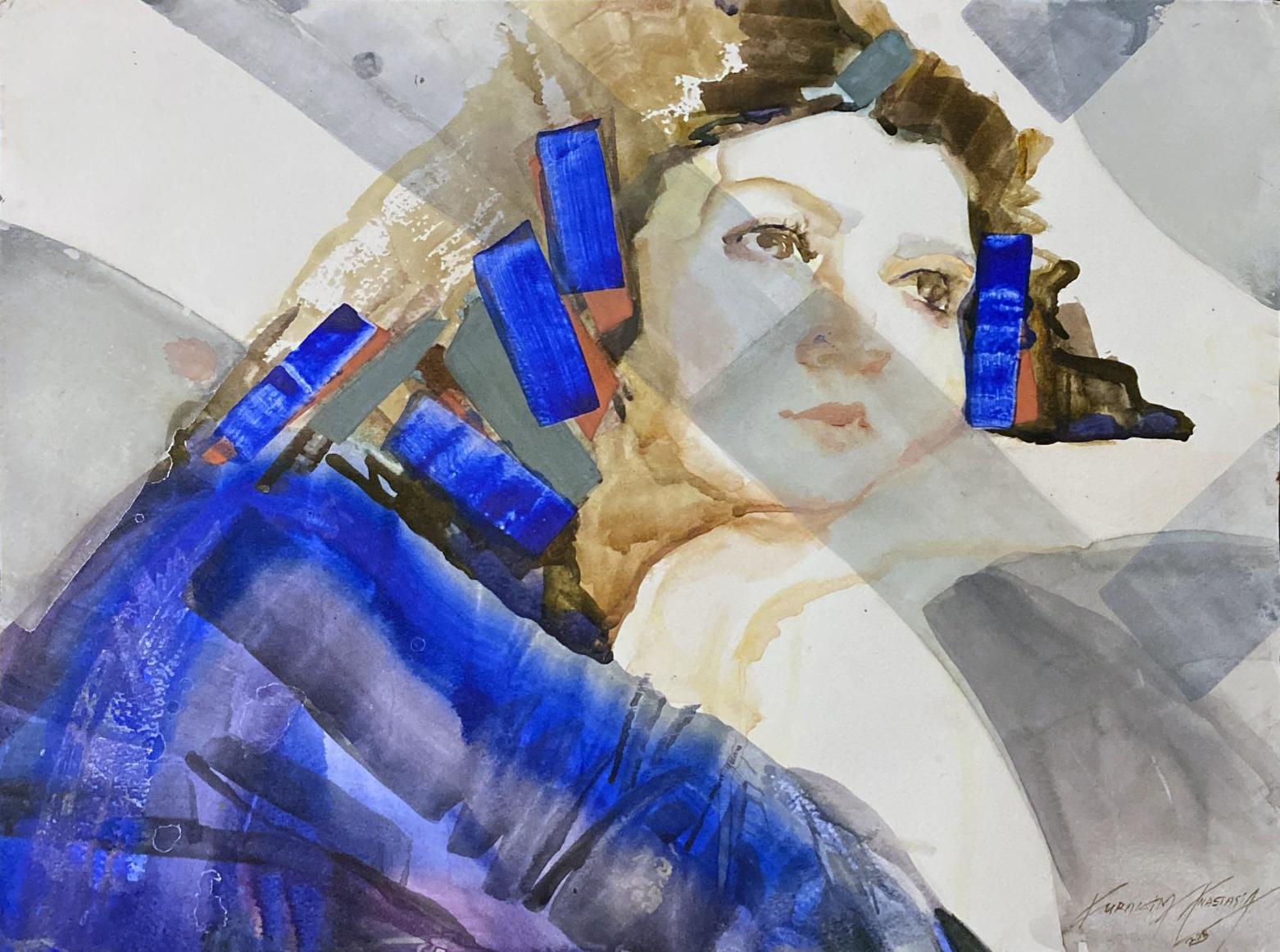 Emerich Bergthold - Portrait of a Woman in Charcoal, Circa 1926 For ...