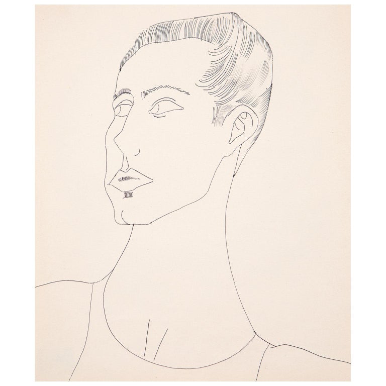 Andy Warhol - Untitled "Portrait of a Young Man (JT) For Sale at 1stDibs
