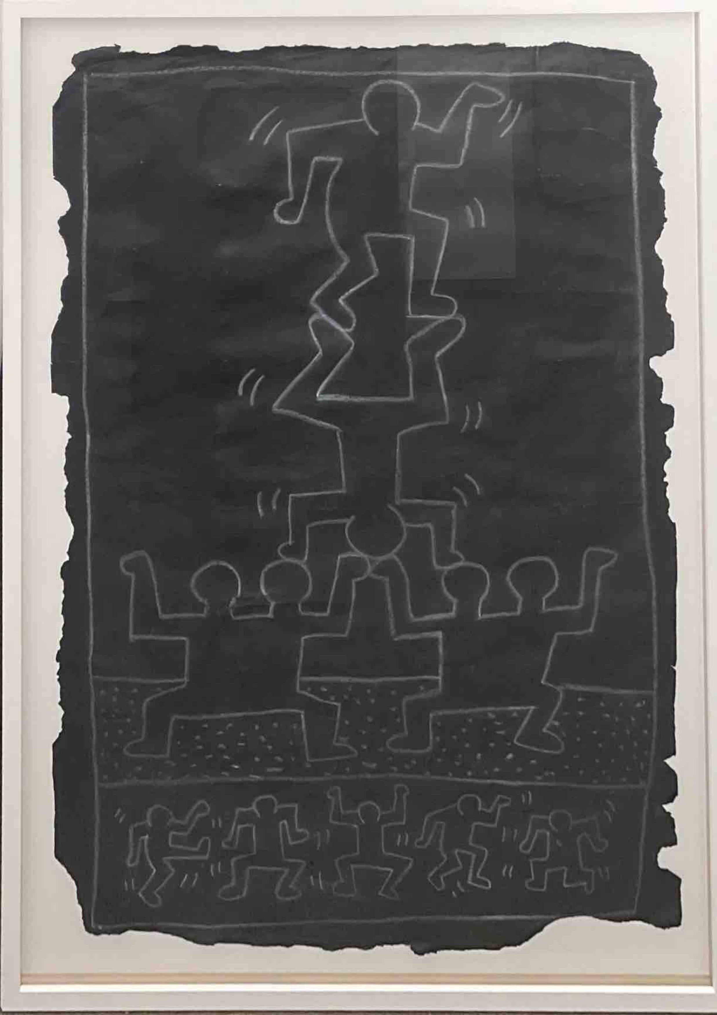 Keith Haring - Untitled (14th St. Underground Railway Drawing), 1980 ...