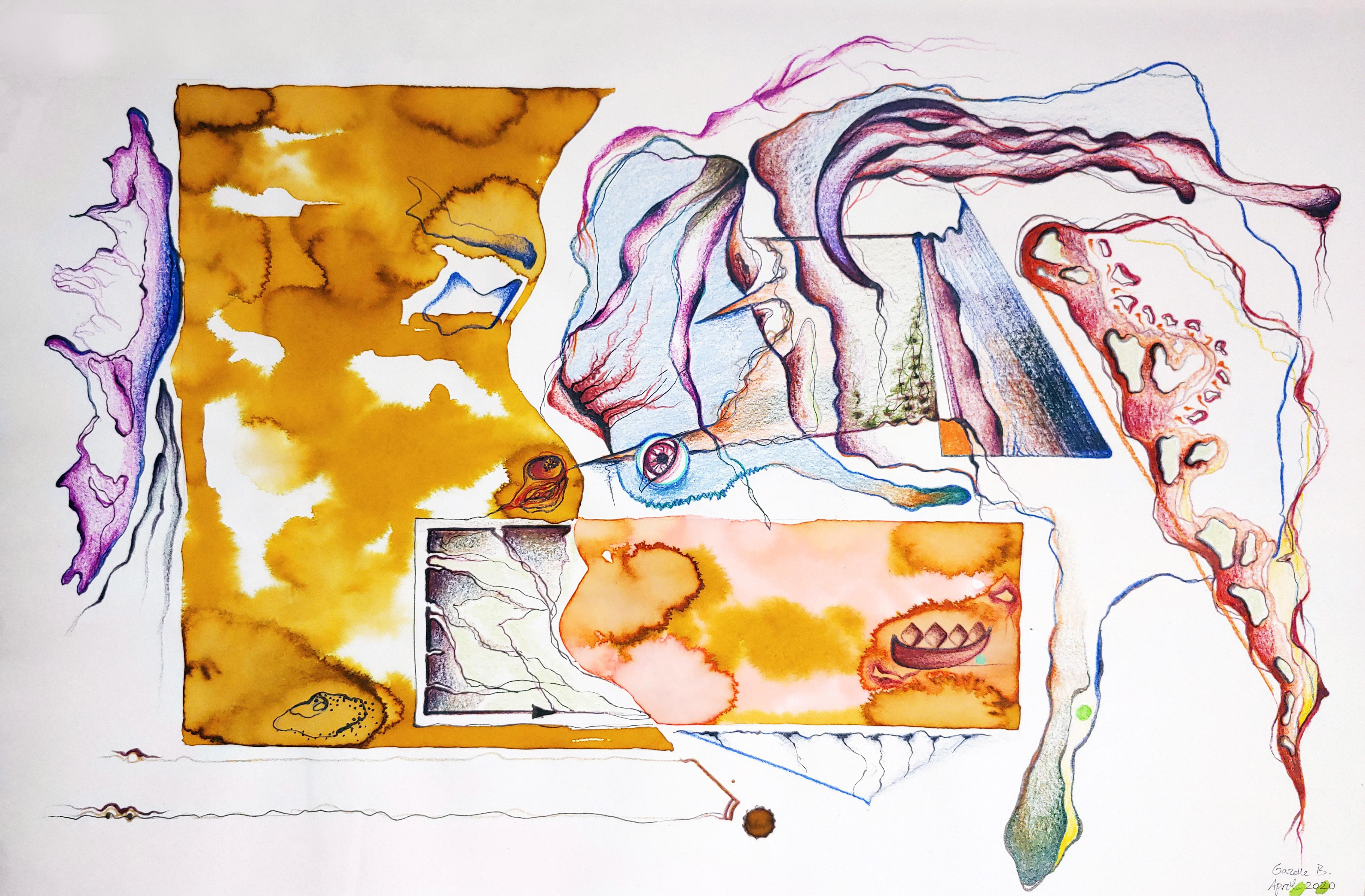 Gazelle Bastan - Searching for the Other#1 Contemporary Abstract ...