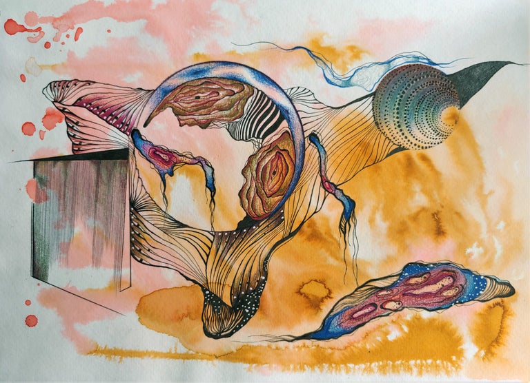 Gazelle Bastan - Animals of Imagination Contemporary Abstract Drawing ...