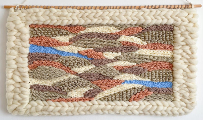 Alena Po - Wall Tapestry Textile Art "Vanilla Sky" For Sale at 1stDibs