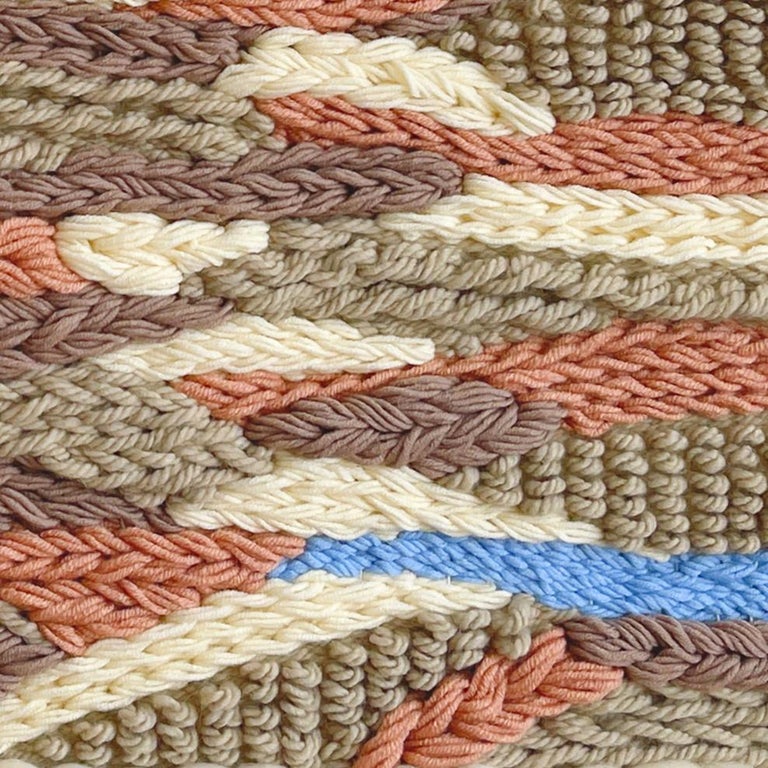 Alena Po - Wall Tapestry Textile Art "Vanilla Sky" For Sale at 1stDibs