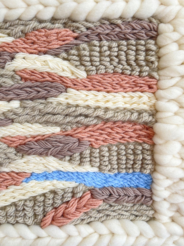 Alena Po - Wall Tapestry Textile Art "Vanilla Sky" For Sale at 1stDibs