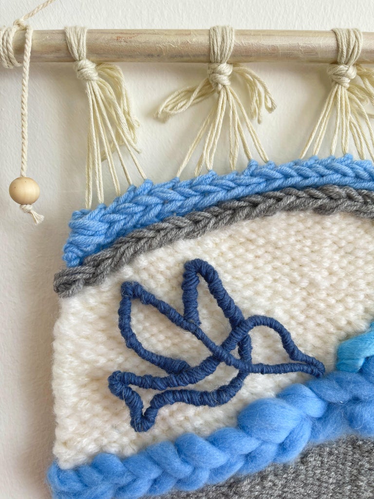 Alena Po - Wall Tapestry Textile Art "Pure Joy" For Sale at 1stDibs