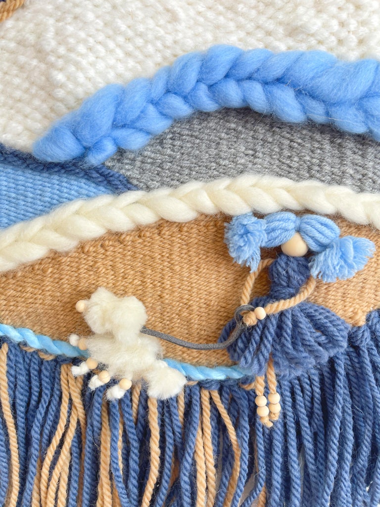 Alena Po - Wall Tapestry Textile Art "Pure Joy" For Sale at 1stDibs