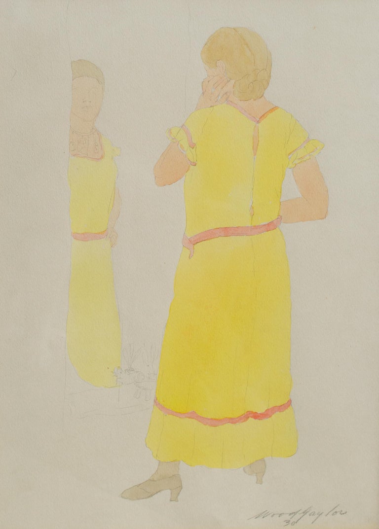 Wood Gaylor - Samuel Wood Gaylor American Modernist Watercolour For ...