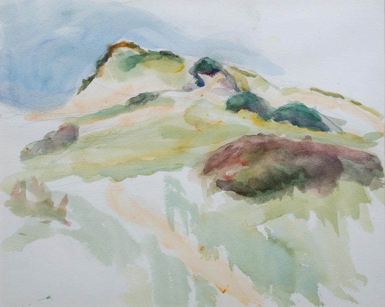 Edith Schloss - Abstract landscape by noted female expressionist Edith ...