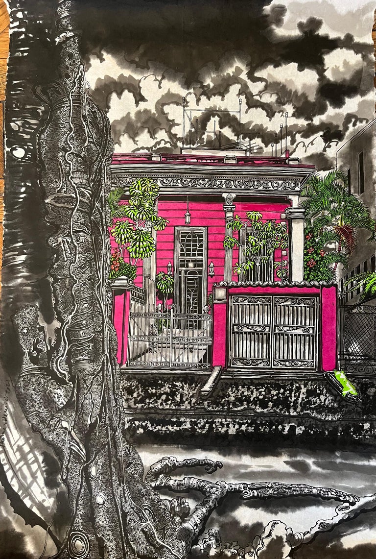 Thomas Henriot - Paseo rosado, La Havane For Sale at 1stDibs
