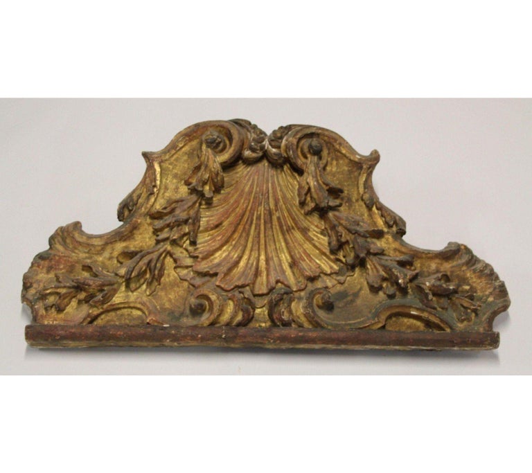 Unknown - Important Ornamental Shell In Carved And Gilded Wood ...