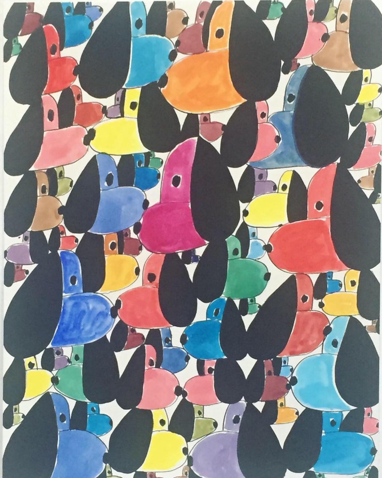 Ana May Drawings and Watercolor Paintings - 8 For Sale at 1stDibs ...