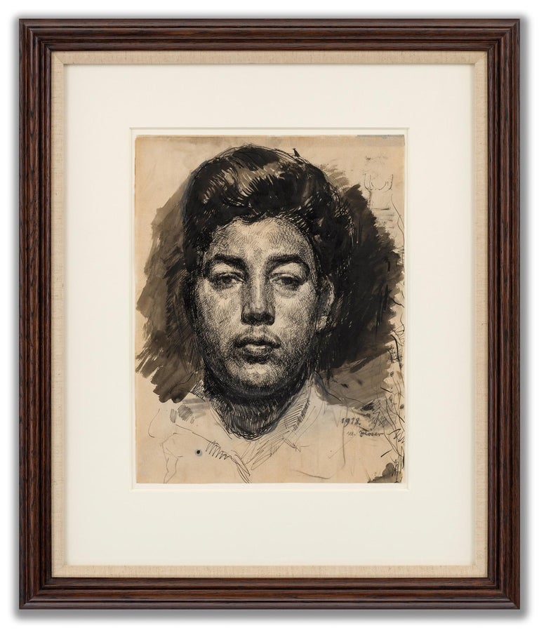 Max Hoser - Self Portrait For Sale at 1stDibs