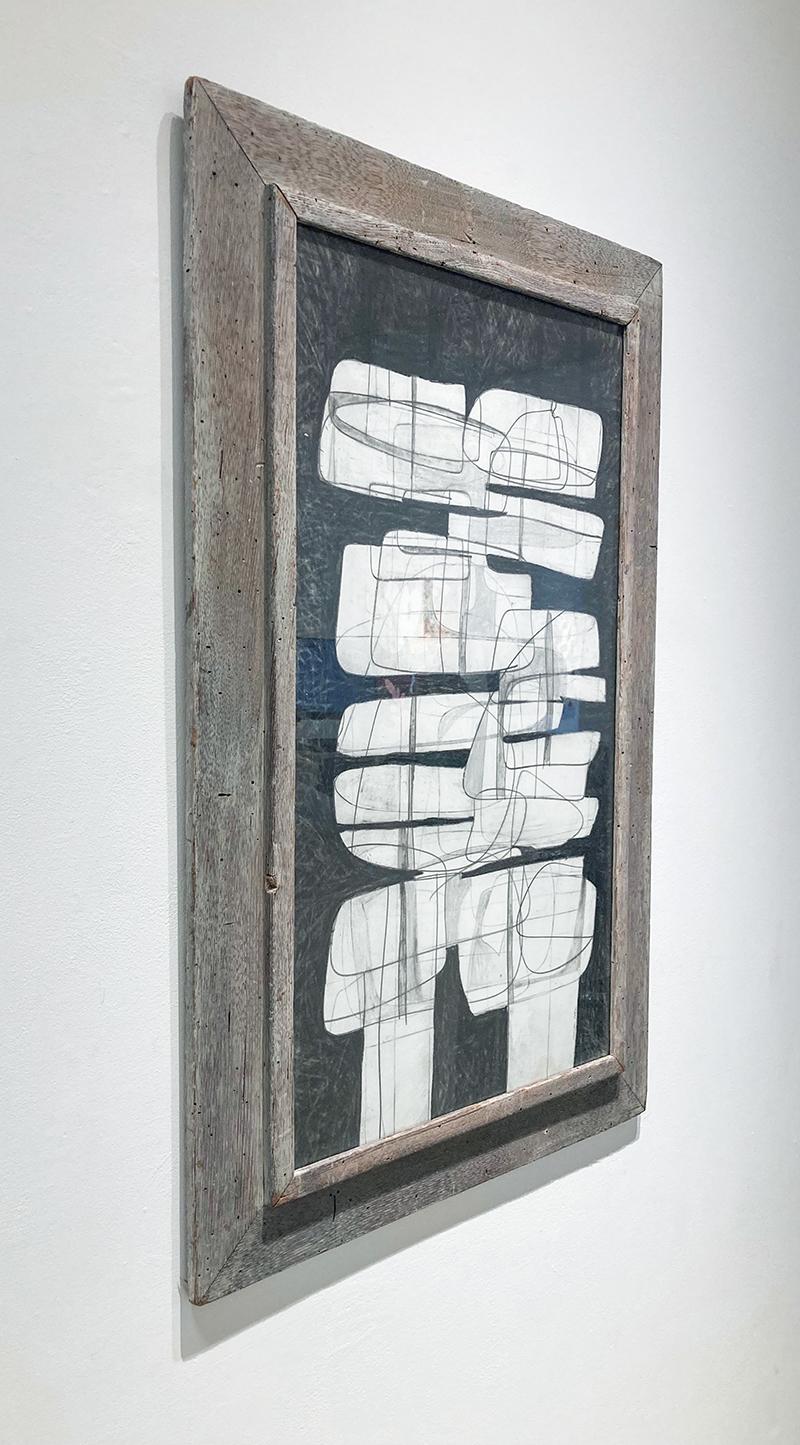 David Dew Bruner - Sutherland Project VI: Cubist Abstract Graphite ...