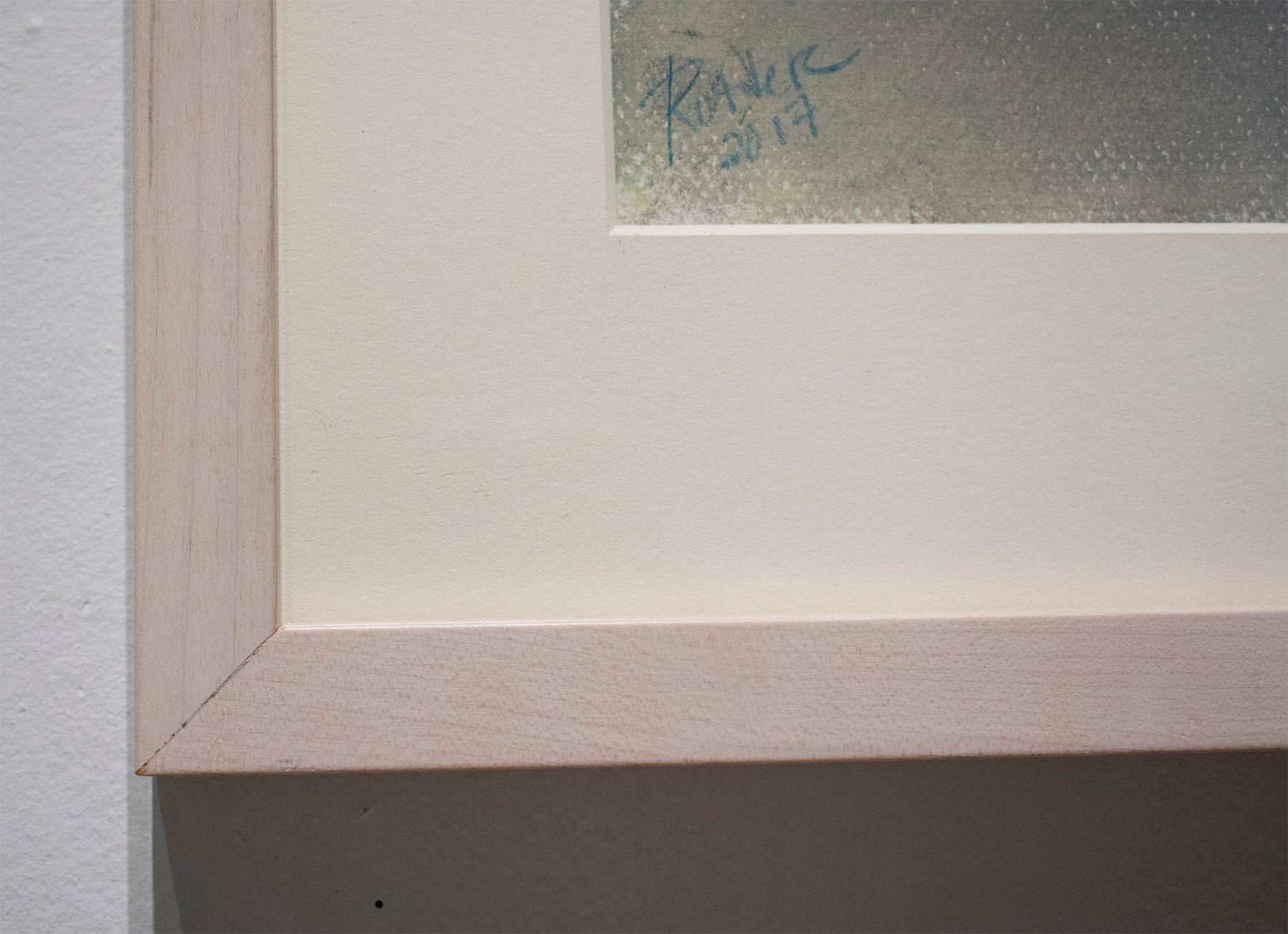 Nancy Rutter - Silvery Dreams II: Abstract Landscape Pastel Drawing in ...