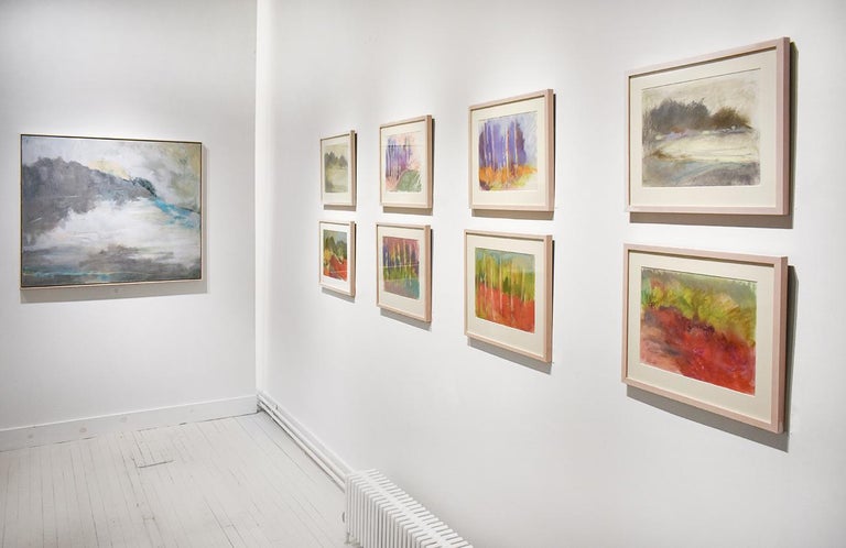 Nancy Rutter - Clover in Ancram (Colorful Abstract Landscape in Green ...