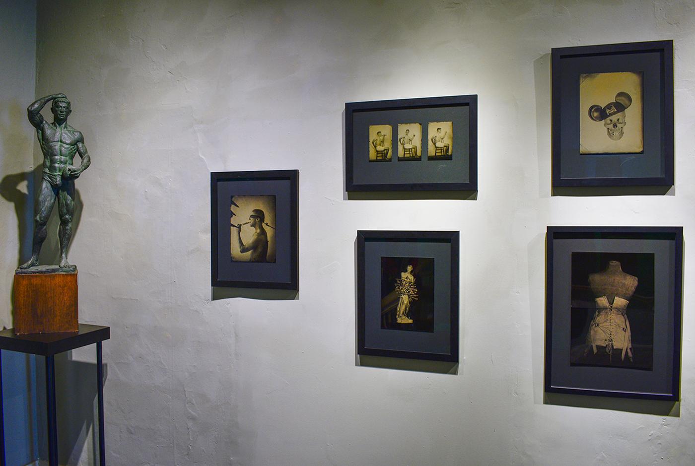 David Sokosh - Linguist (Salacious Tin Type Photo of Male Nude Licking an Ice Pop, blindfolded ...