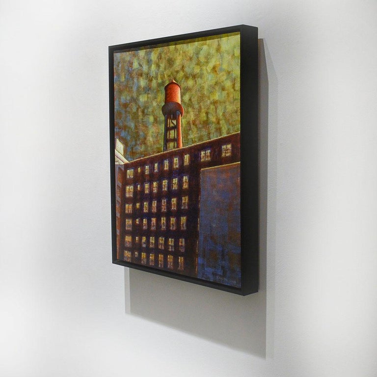 Ricardo Mulero - Chelsea Water Tower: Abstracted Cityscape Painting of ...