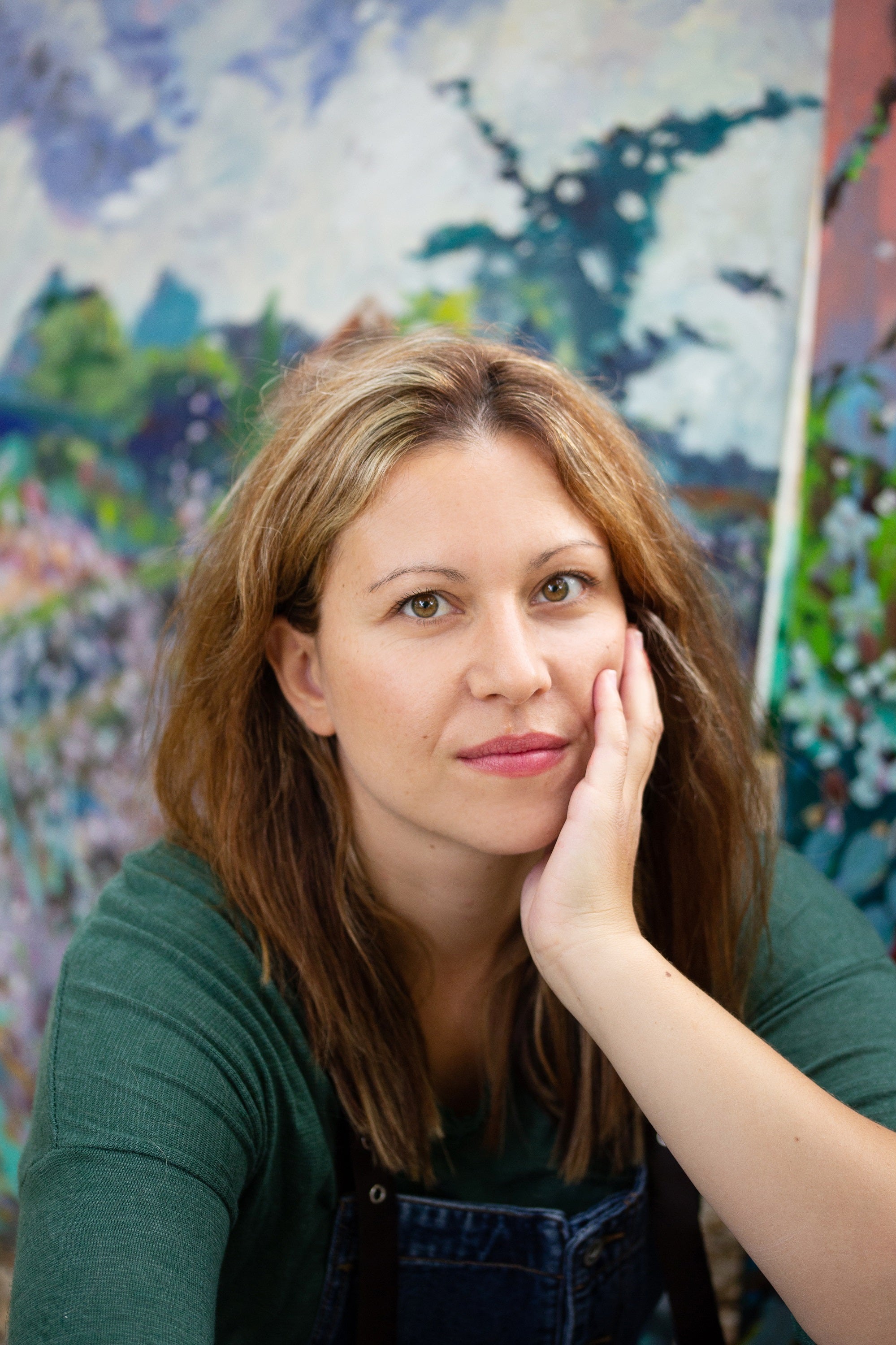 Linda Clerget - 'Like a butterfly in the cosmos', Blue Cosmic and ...