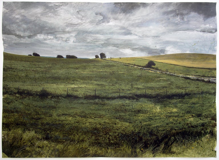 Colin Hunt - Untitled (The Road to Swindon) For Sale at 1stDibs