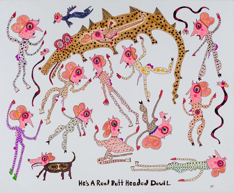 Jeanne Brousseau - He's a Real Butt Headed Devil For Sale at 1stDibs