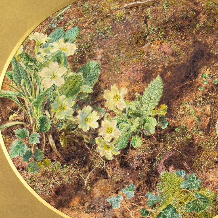 William Henry Hunt - William Henry Hunt OWS, Still Life With Primroses ...