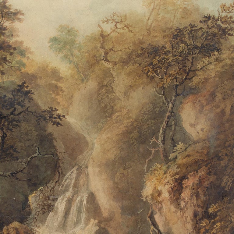 Benjamin Barker of Bath (Attributed), A Goat By A Waterfall For Sale at 1stDibs