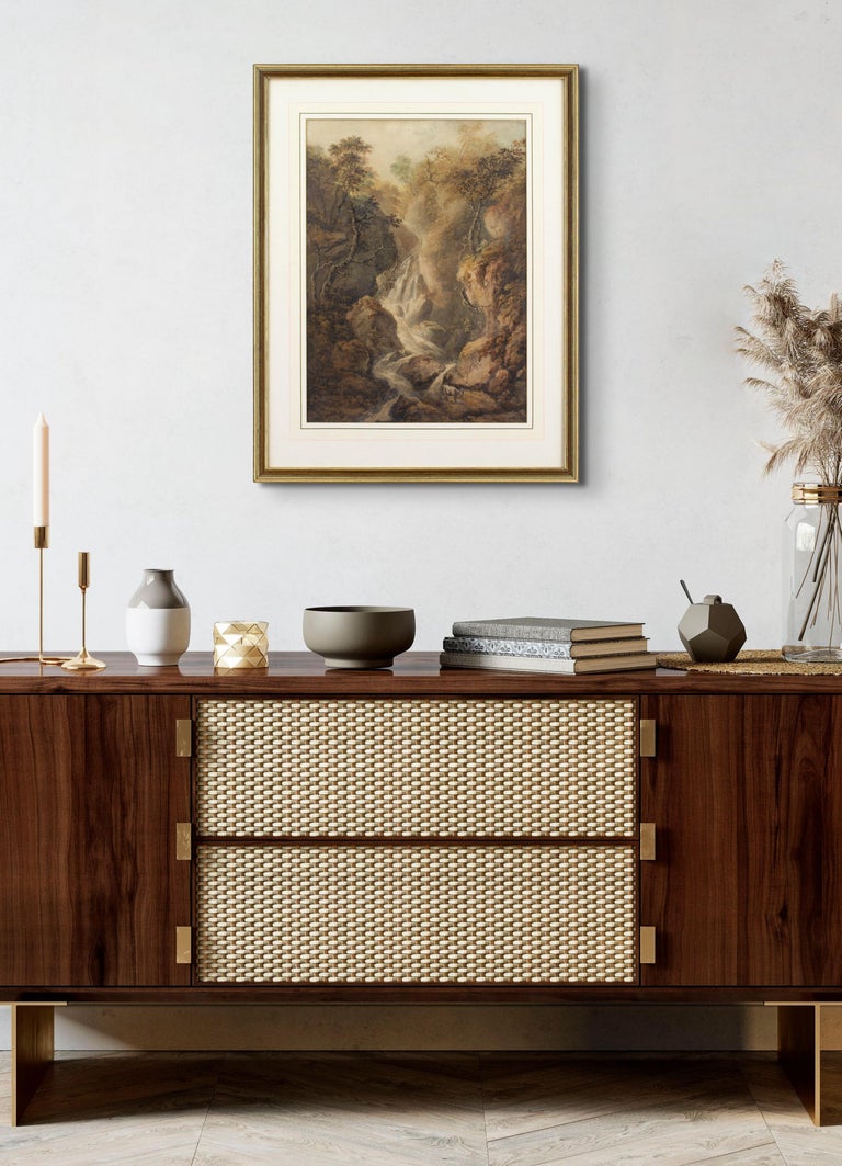 Benjamin Barker of Bath (Attributed), A Goat By A Waterfall For Sale at 1stDibs