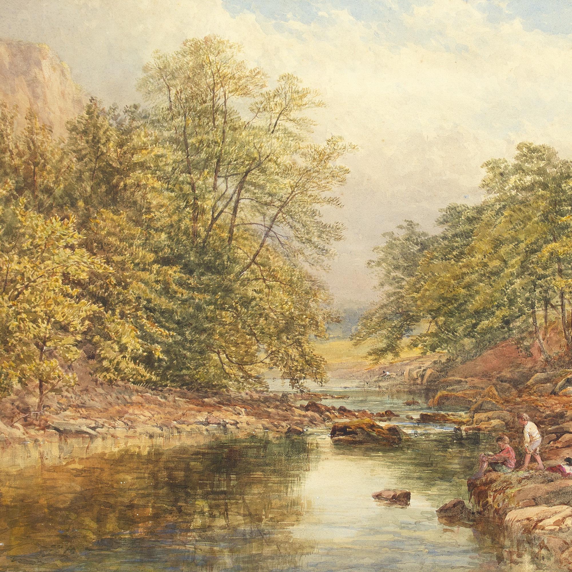 James George Philp - James George Philp, On The Derwent, Derbyshire ...