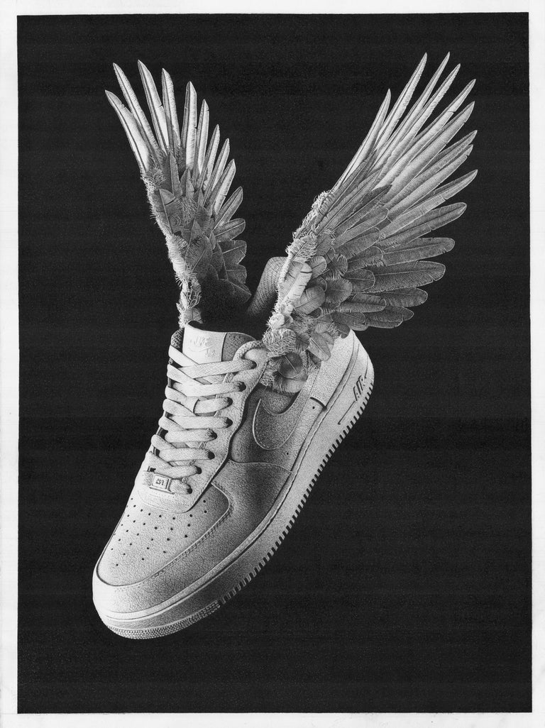 Olilet - Talaria - hyperrealist drawing at 1stDibs