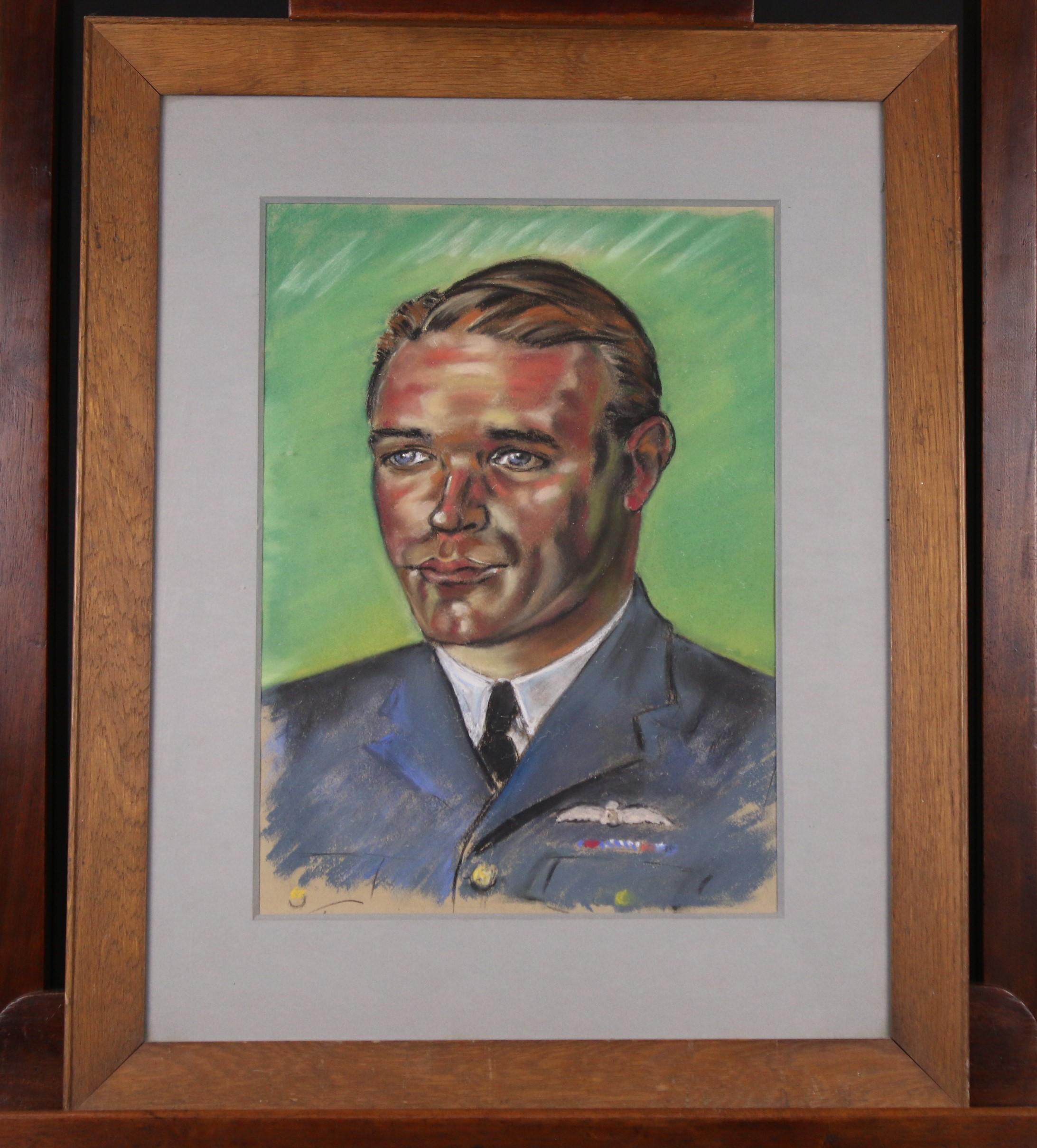 William Dring - Three Portraits of WW2 RAF Pilots For Sale at 1stDibs