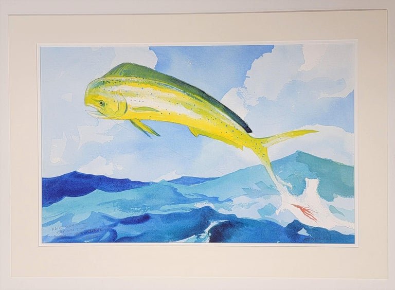 Chet Reneson - The One That Didn't Get Away (Mahi-mahi) Watercolour by ...