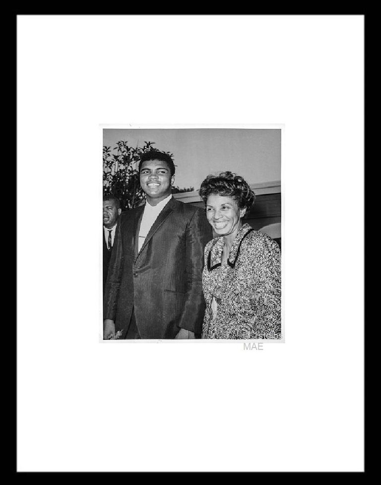 Harry Adams - Icons, people - Muhammad Ali smiling with Lorraine Adams ...