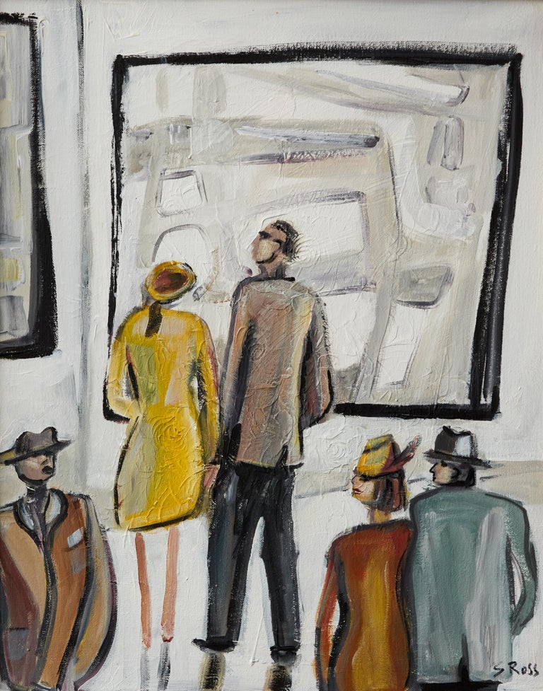 Stewart Ross - Gallery View by Stewart Ross Museum Acrylic Painting ...