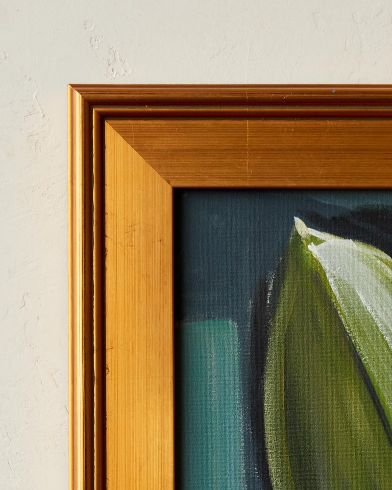 Stewart Ross - Cat with Leaves by Stewart Ross Acrylic Contemporary ...