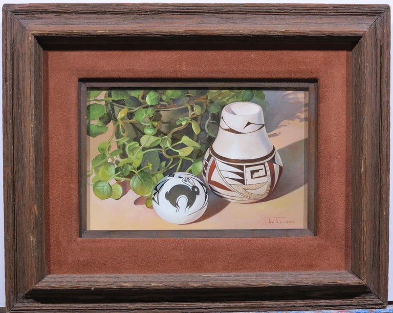 Joni Falk - Designs in Clay (Acoma Seed Pot and Hopi Vase) For Sale at ...