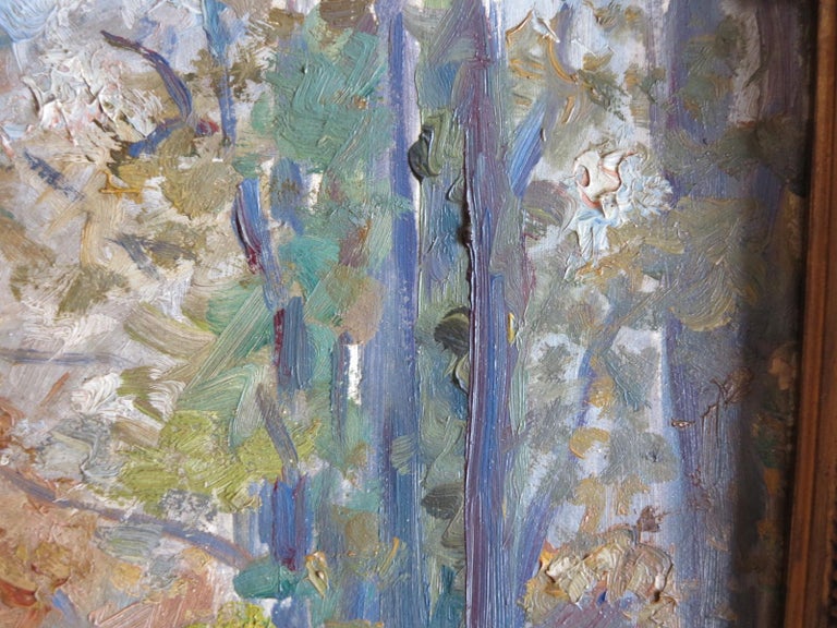 Arthur Rudolph - Carriage in a Park, Autumn Landscape at 1stDibs