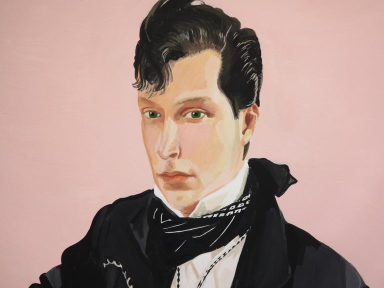 Gilbert Lewis - Untitled Male Portrait (Rockabilly) For Sale at 1stDibs