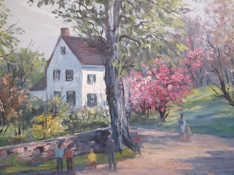 Cesare Ricciardi - Wissahickon Philadelphia Landscape (PA Impressionist ...