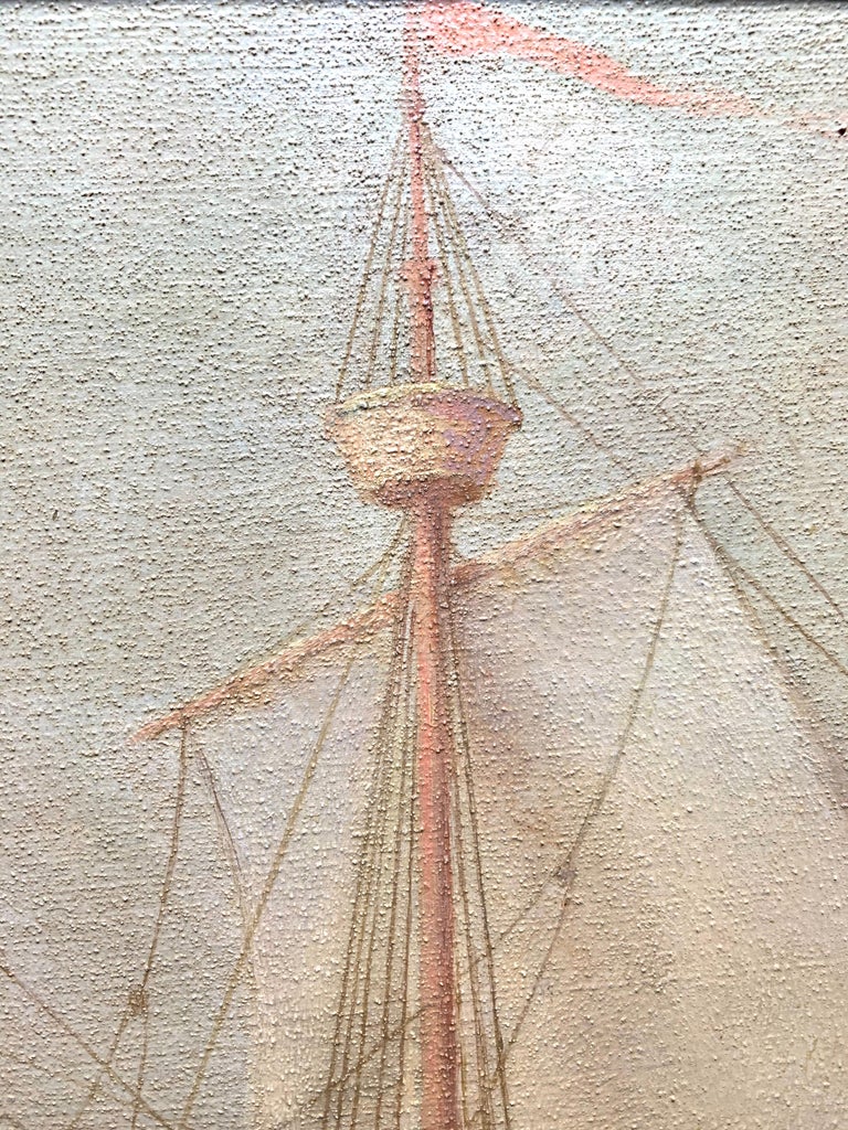 Charles E. Mills - Spanish Galleon (nautical seascape ship painting) at ...