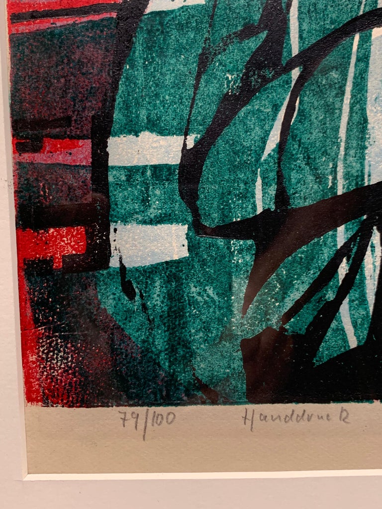 Carl-Heinz Kliemann - Blooming Tree (cubist German Expressionist floral ...