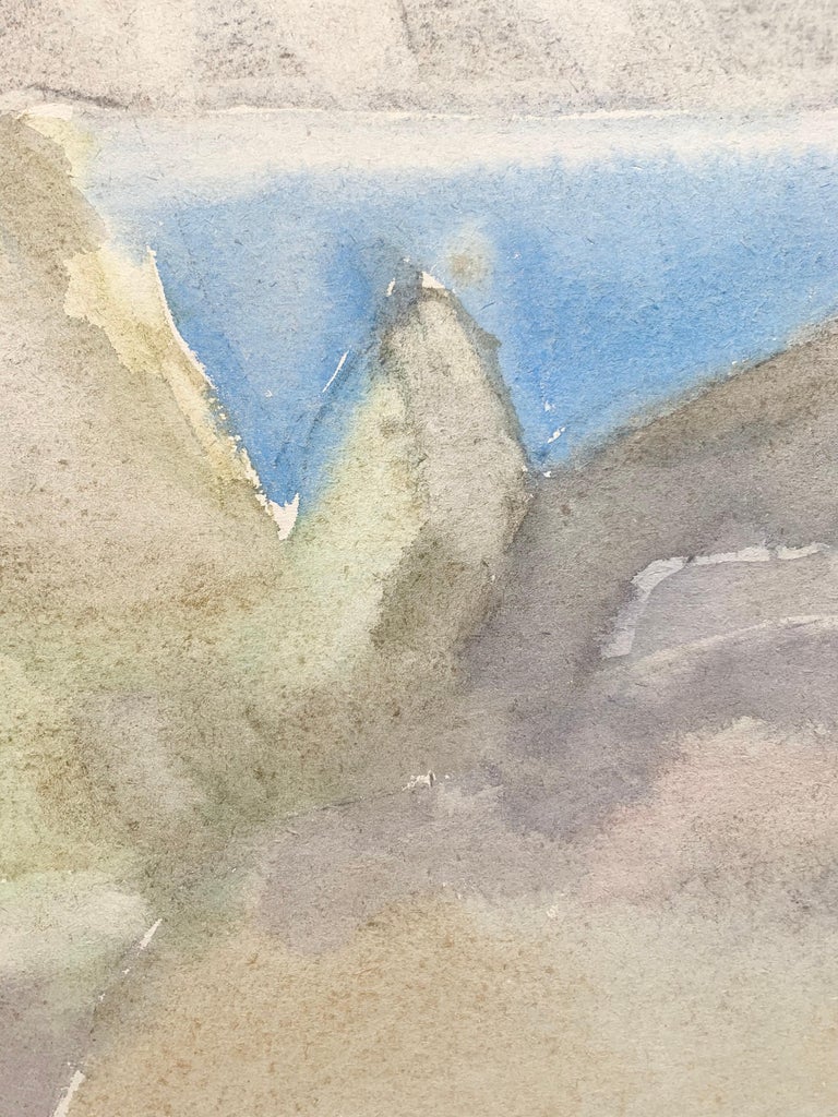Yuri Larin - Armenia Landscape (abstract painting, Armenian Mountains ...