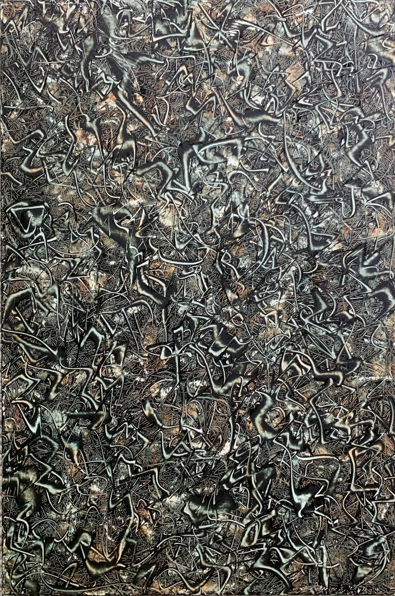 Edward Renouf - Untitled (ER49) Abstract Expressionist painting For ...