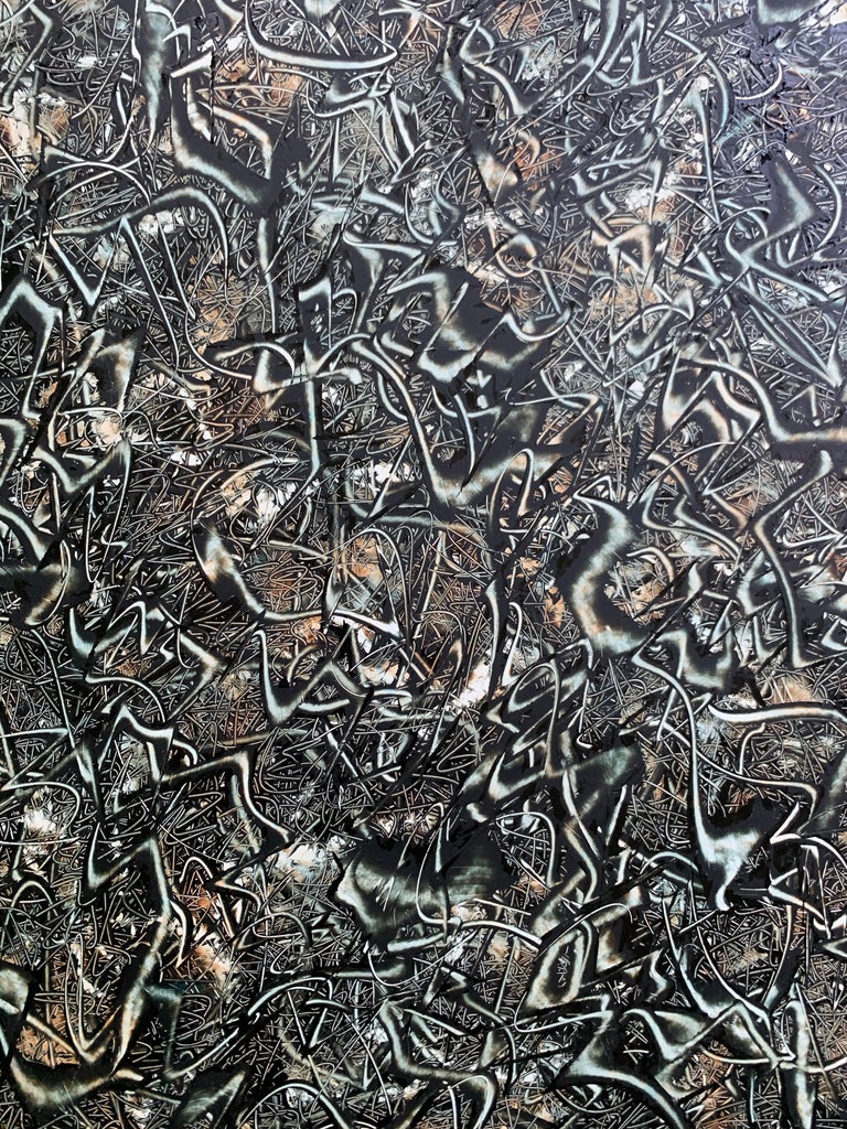 Edward Renouf - Untitled (ER49) Abstract Expressionist painting For ...