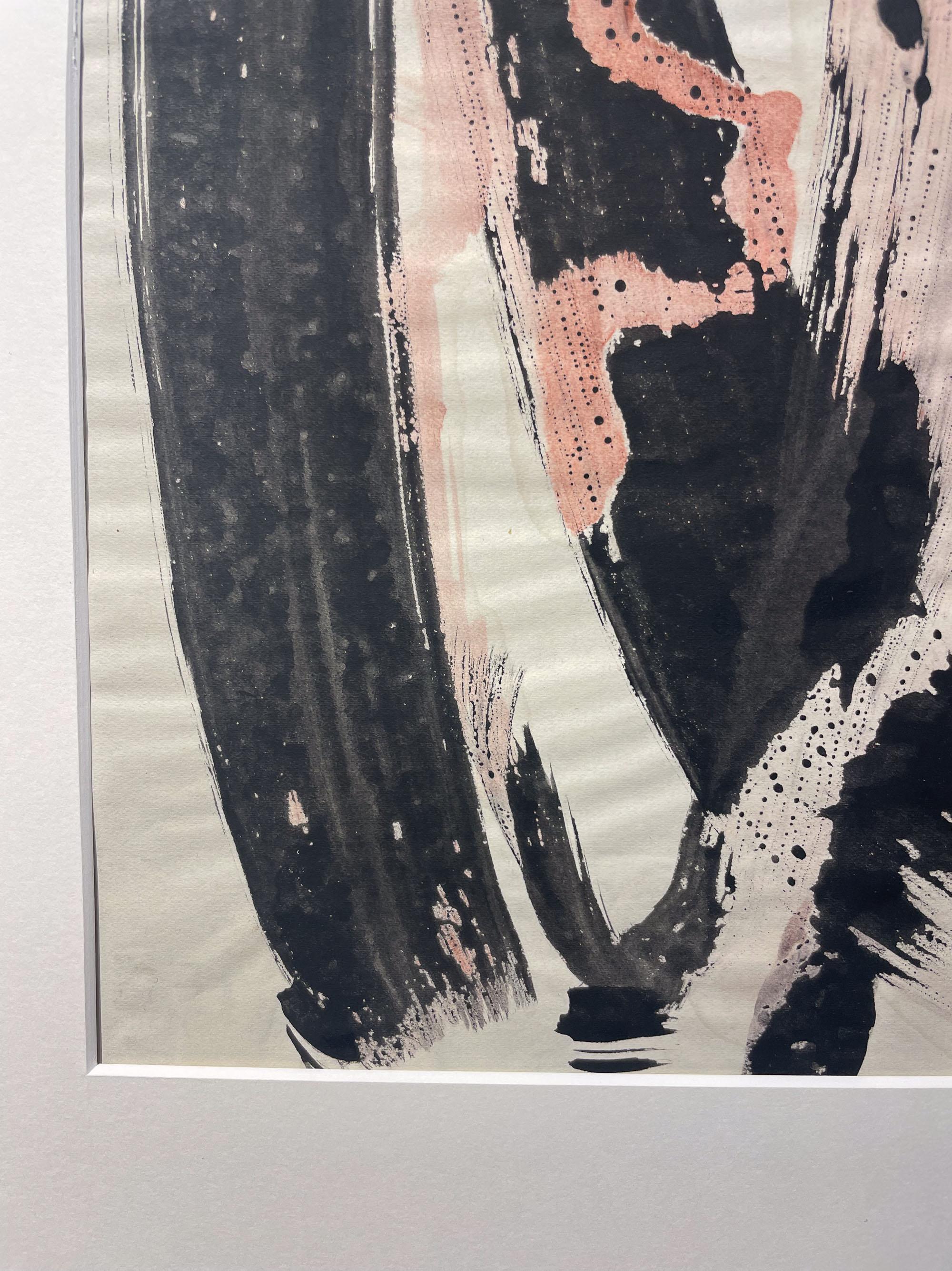 Anja Decker - German Abstract Expressionist Work on Paper by Anja ...