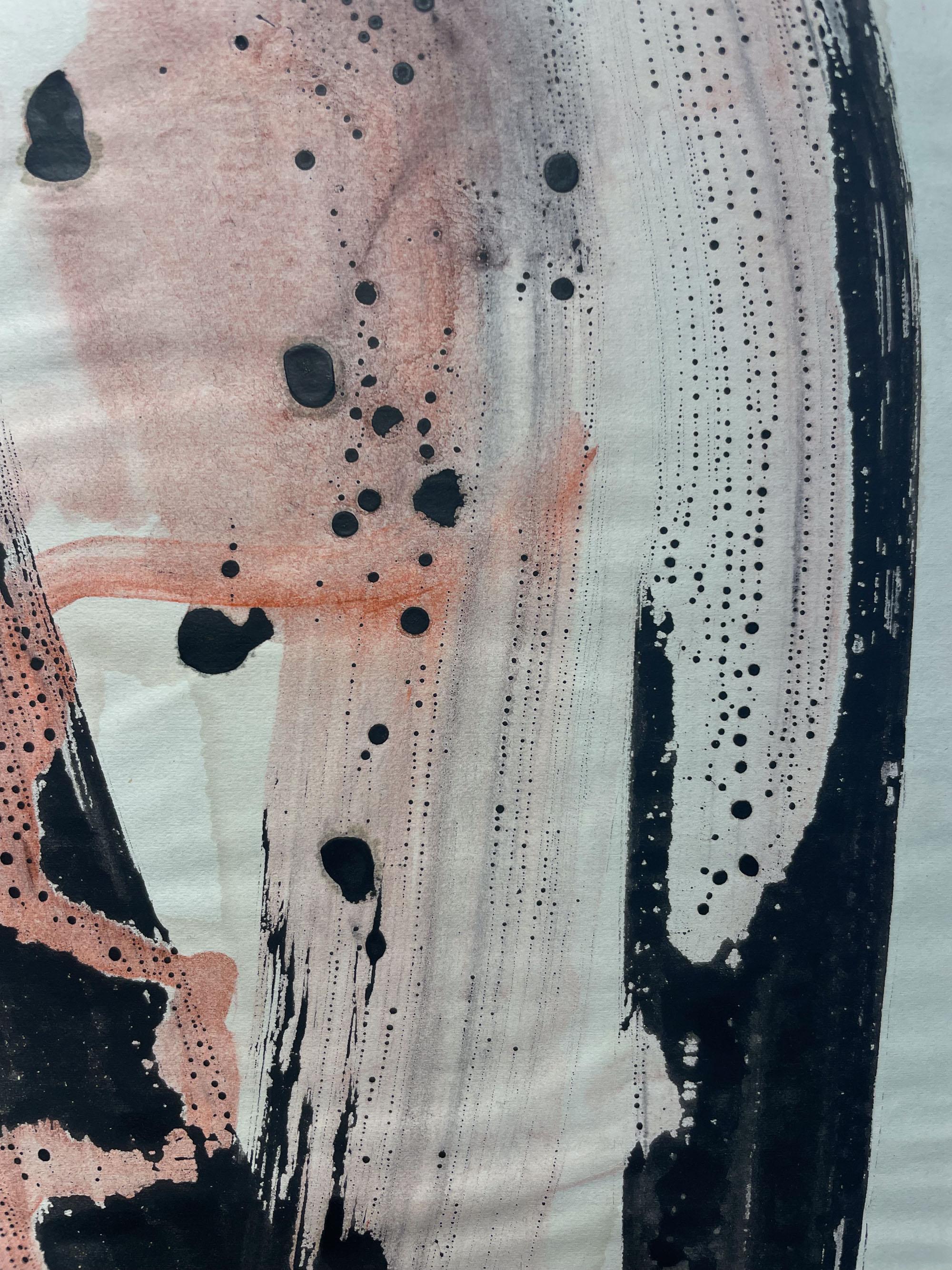 Anja Decker - German Abstract Expressionist Work on Paper by Anja ...