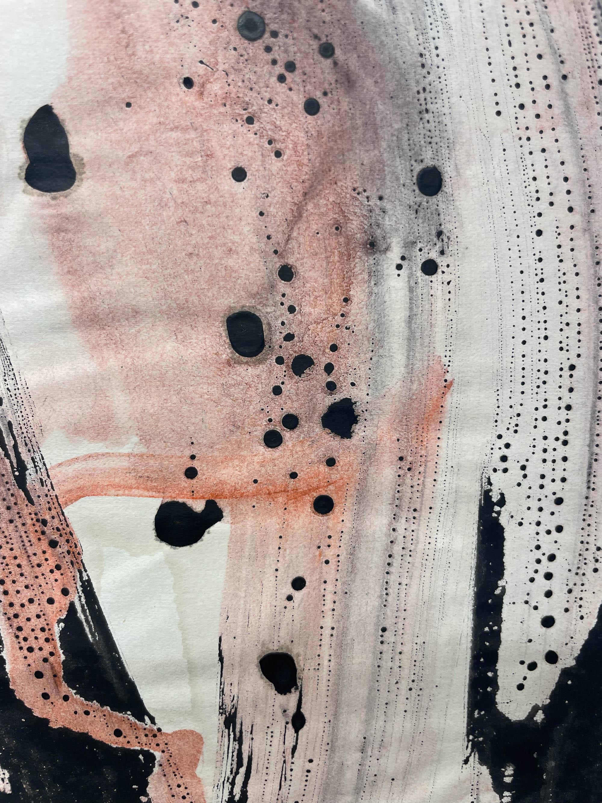 Anja Decker - German Abstract Expressionist Work on Paper by Anja ...