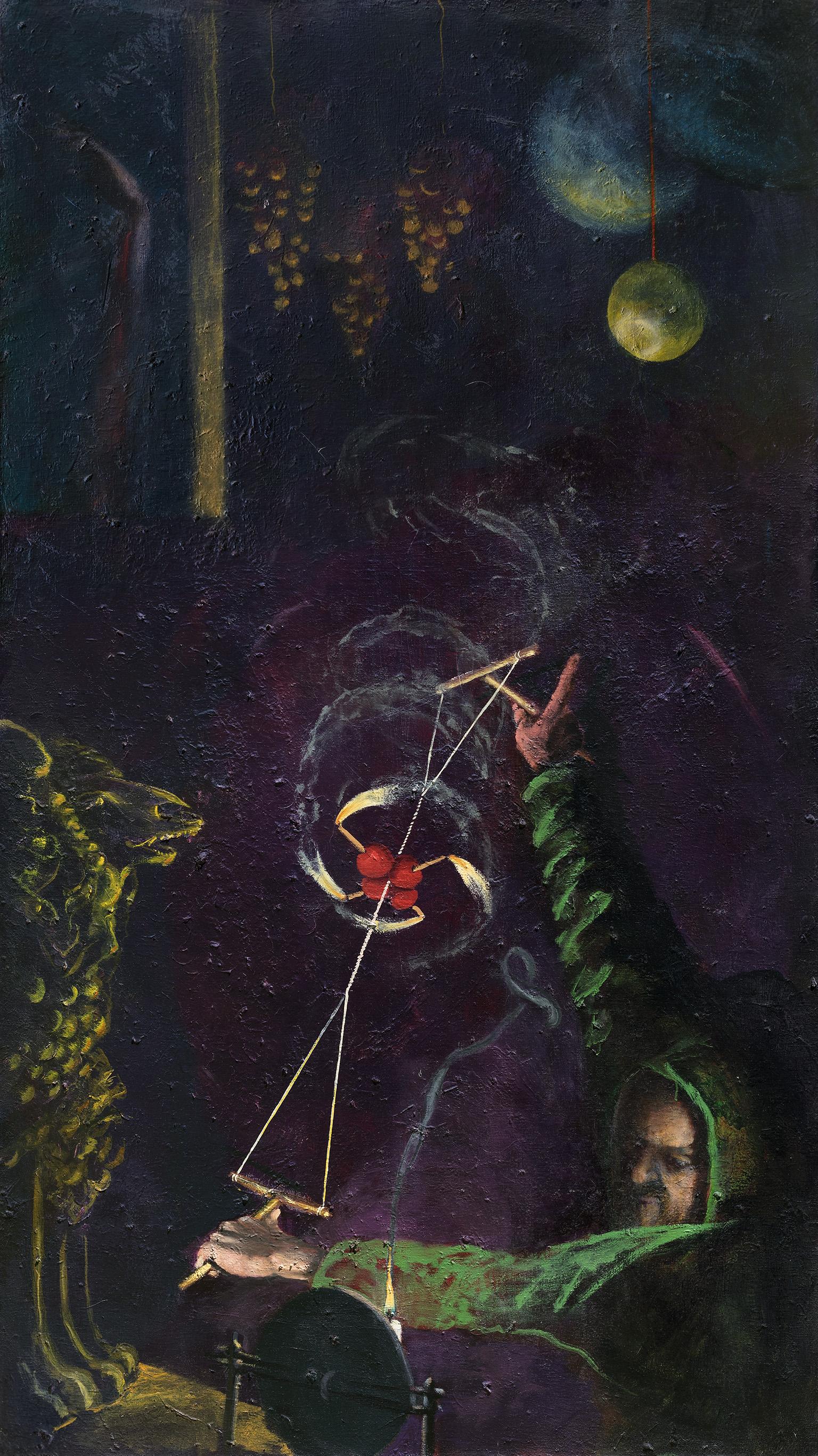 Black Magic Oil Painting - 14 For Sale on 1stDibs | the magic of oil ...