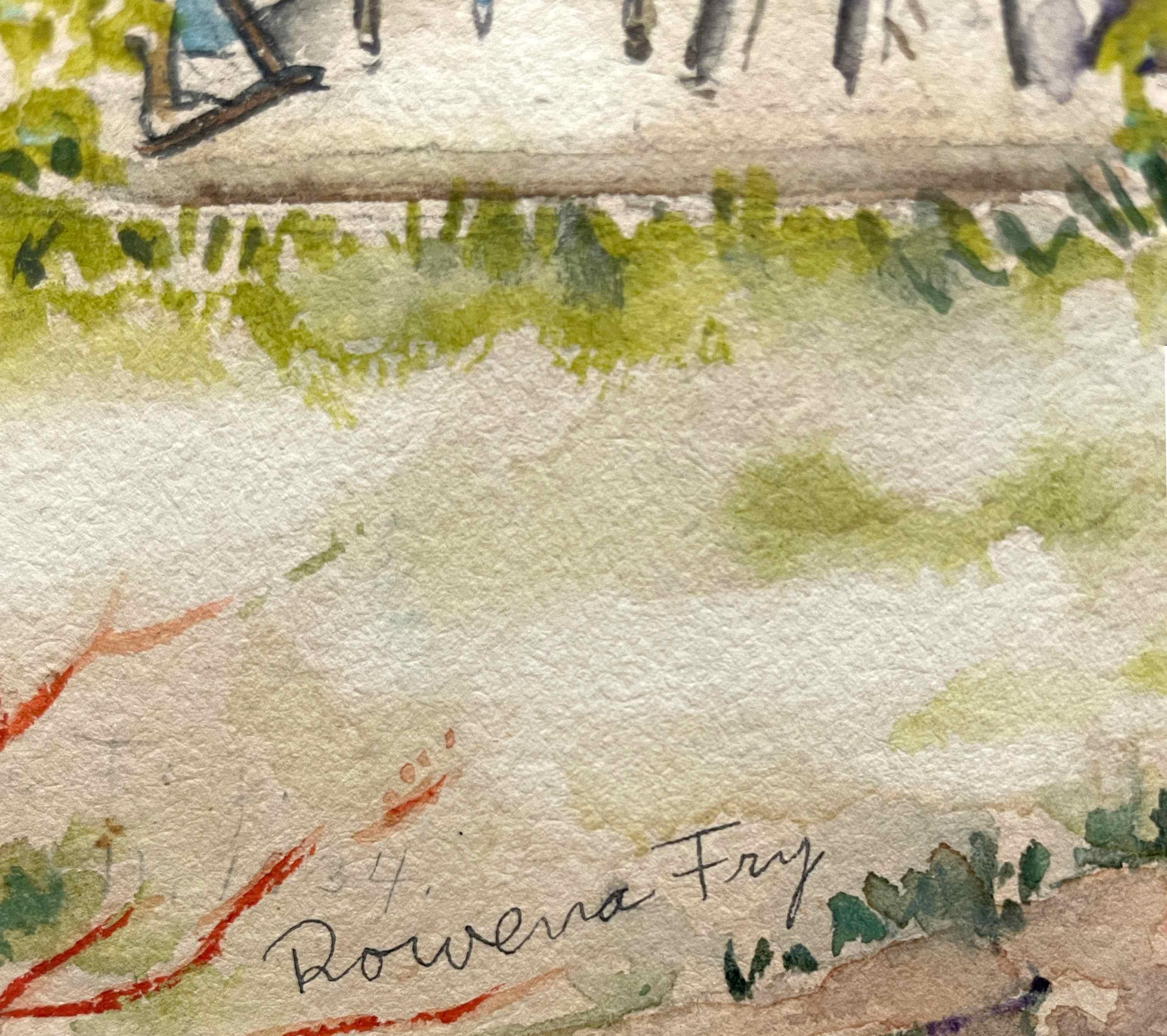 Rowena Fry - Miss Sarah K. Smith’s Studio Porch, Wheaton, Illinois For ...