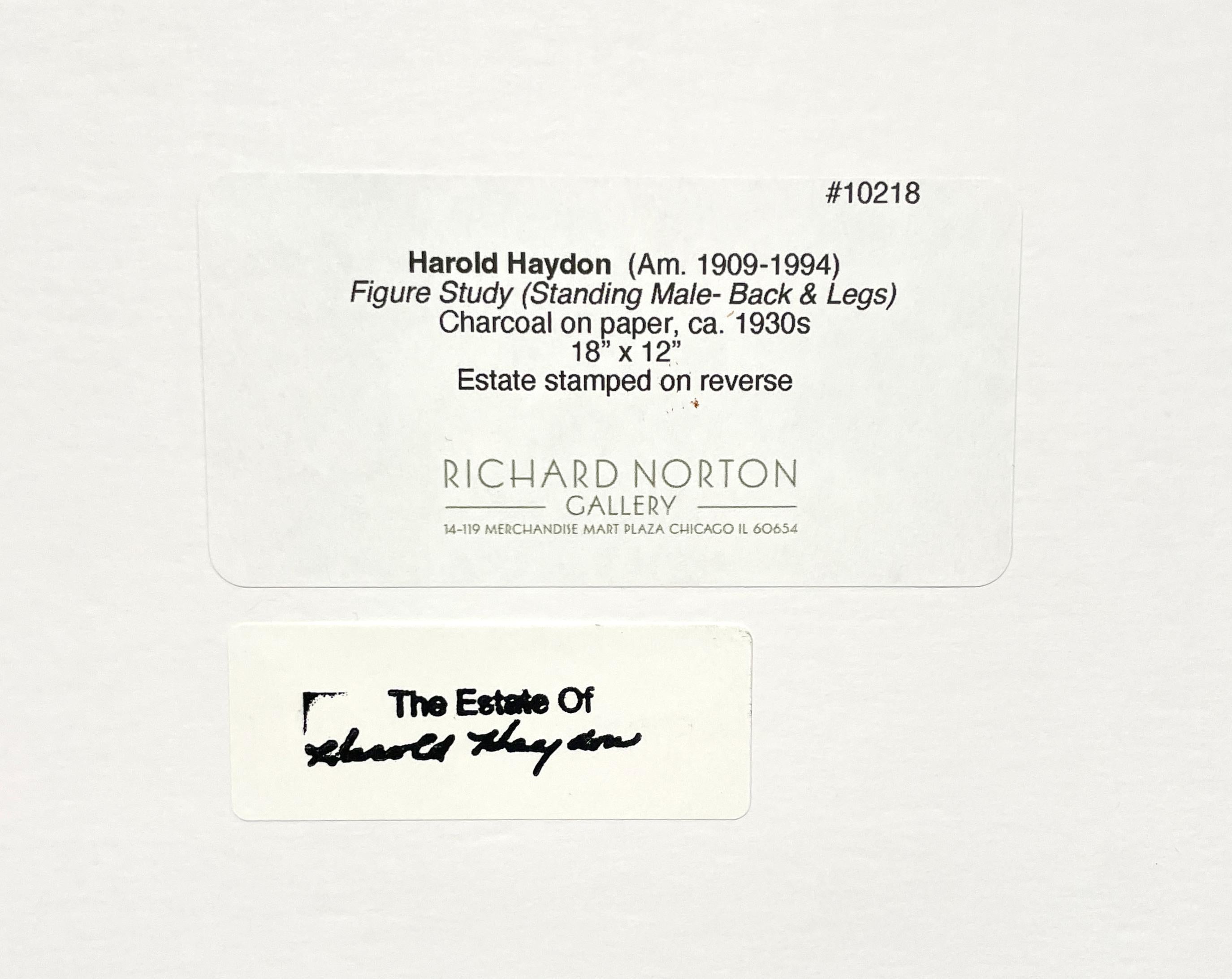 Harold Haydon - A Fine, Modern 1930s Academic Anatomical Figure Study ...